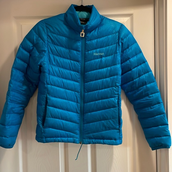 Marmot | Jackets & Coats | Marmot 80 Down Fill Turquoise Puffer Small ...